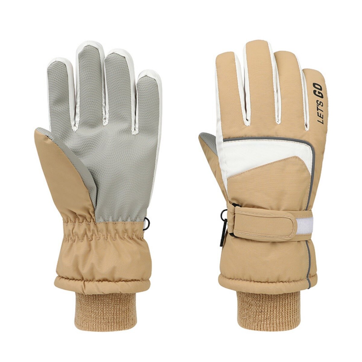 Новые лыжные перчатки оптовые зимние мужские и женские холодостойкие бархатные утолщенные теплый сенсорный экран детские лыжные перчатки