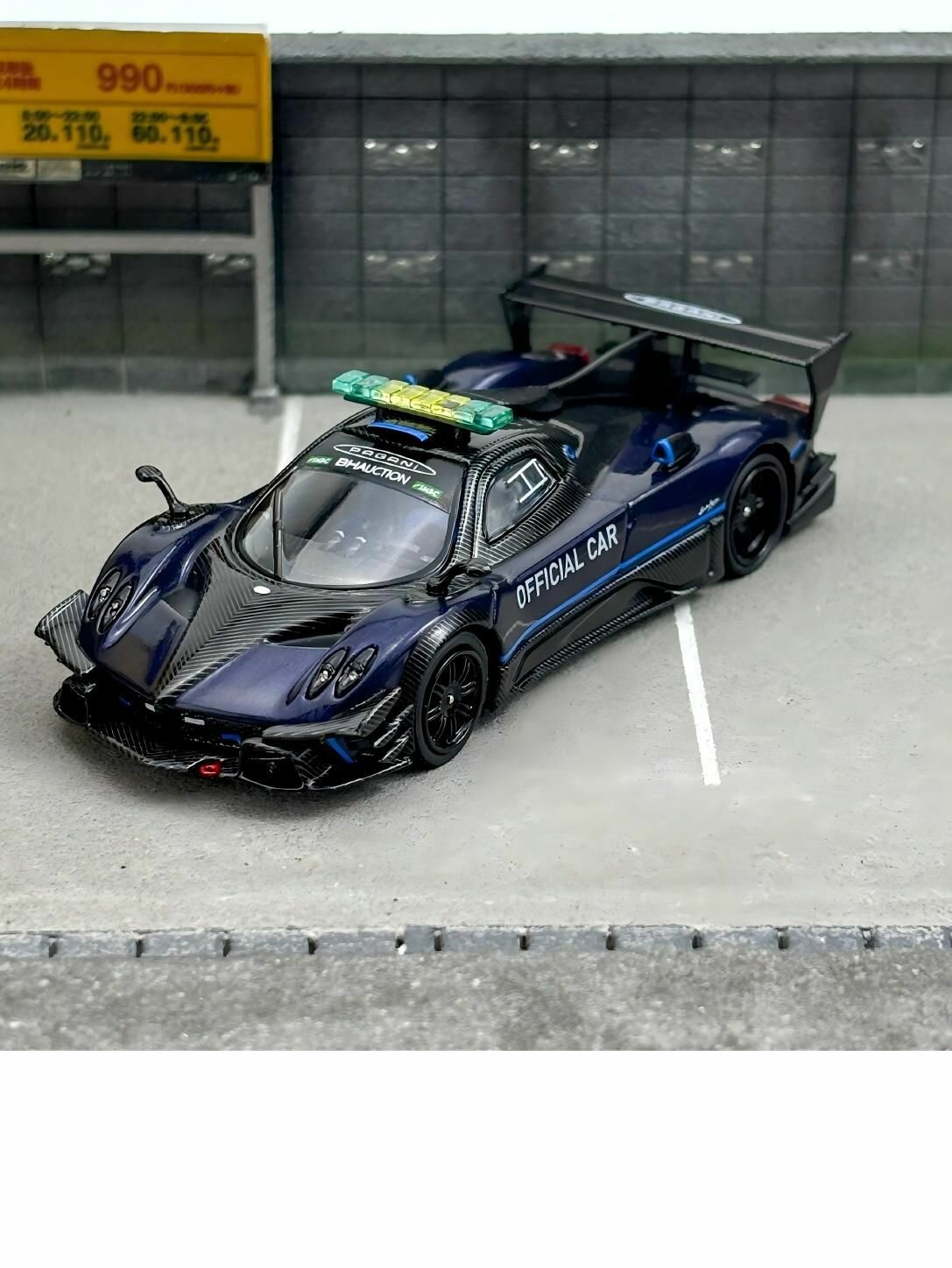 Машинка CM Model 1/64 PAGANI zonda EVO PAGANI Blue Die-cast Alloy Car Model Collection Toy Gift