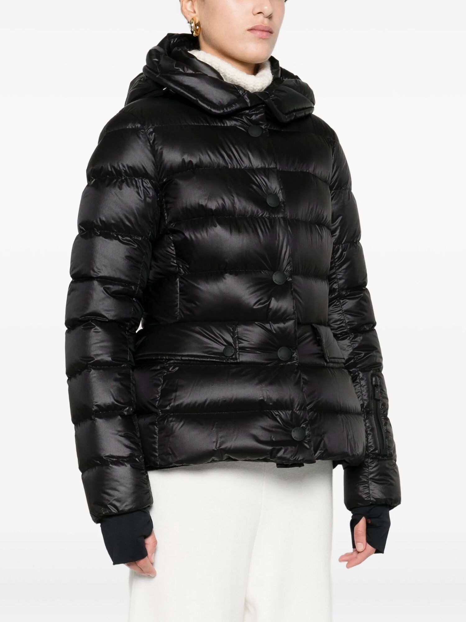 Куртка Moncler, размер 48, black/black — фото 1