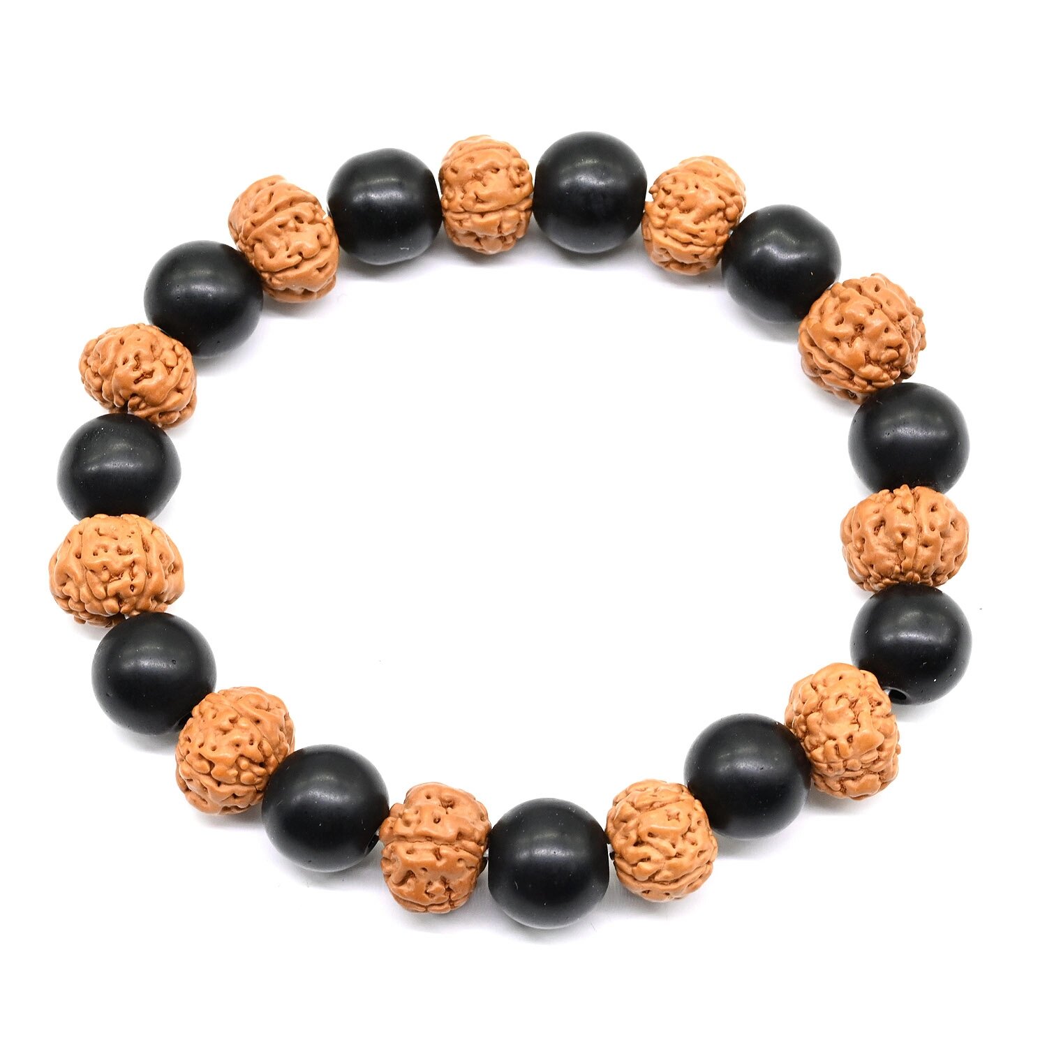 Браслет, рудракша