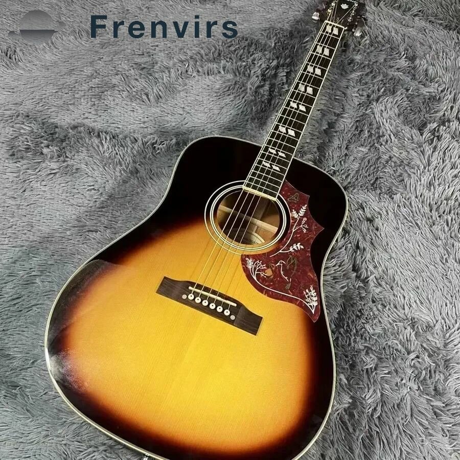 Акустическая гитара Gibson колибри 6-струнная, корпус Красное дерево 41"