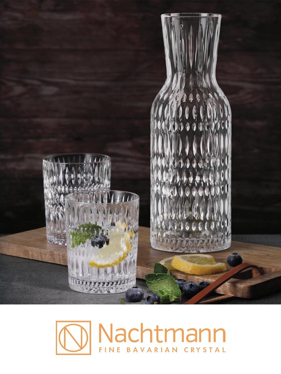 Набор посуды Nachtmann Ethno, графин и 2 стакана, хрустальное стекло