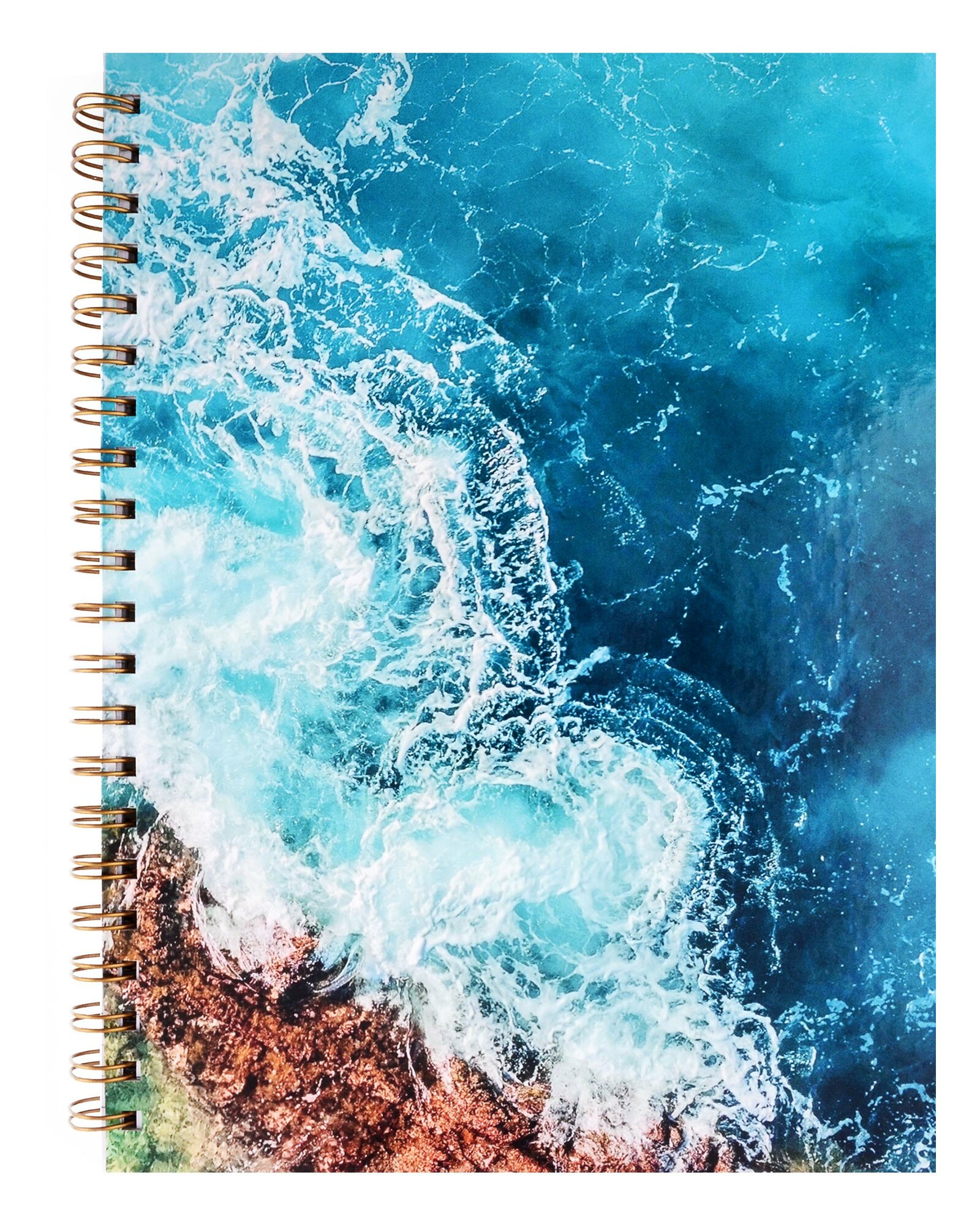 Тетрадь в линейку Listoff, "Морской прибой", А4, 120 листов