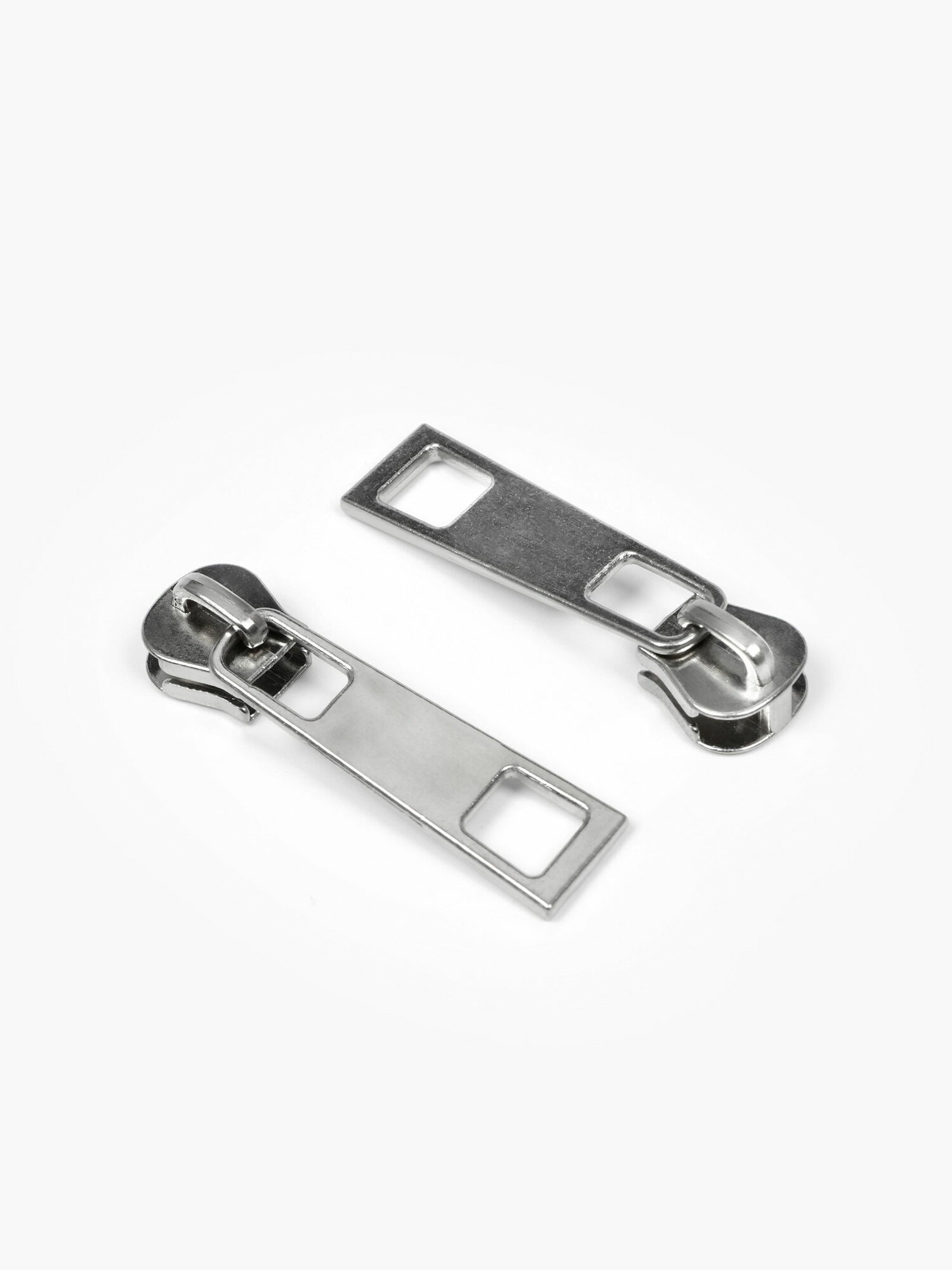 Бегунок галантерейный для молнии "Трактор", №5, 10 шт, цвет никель