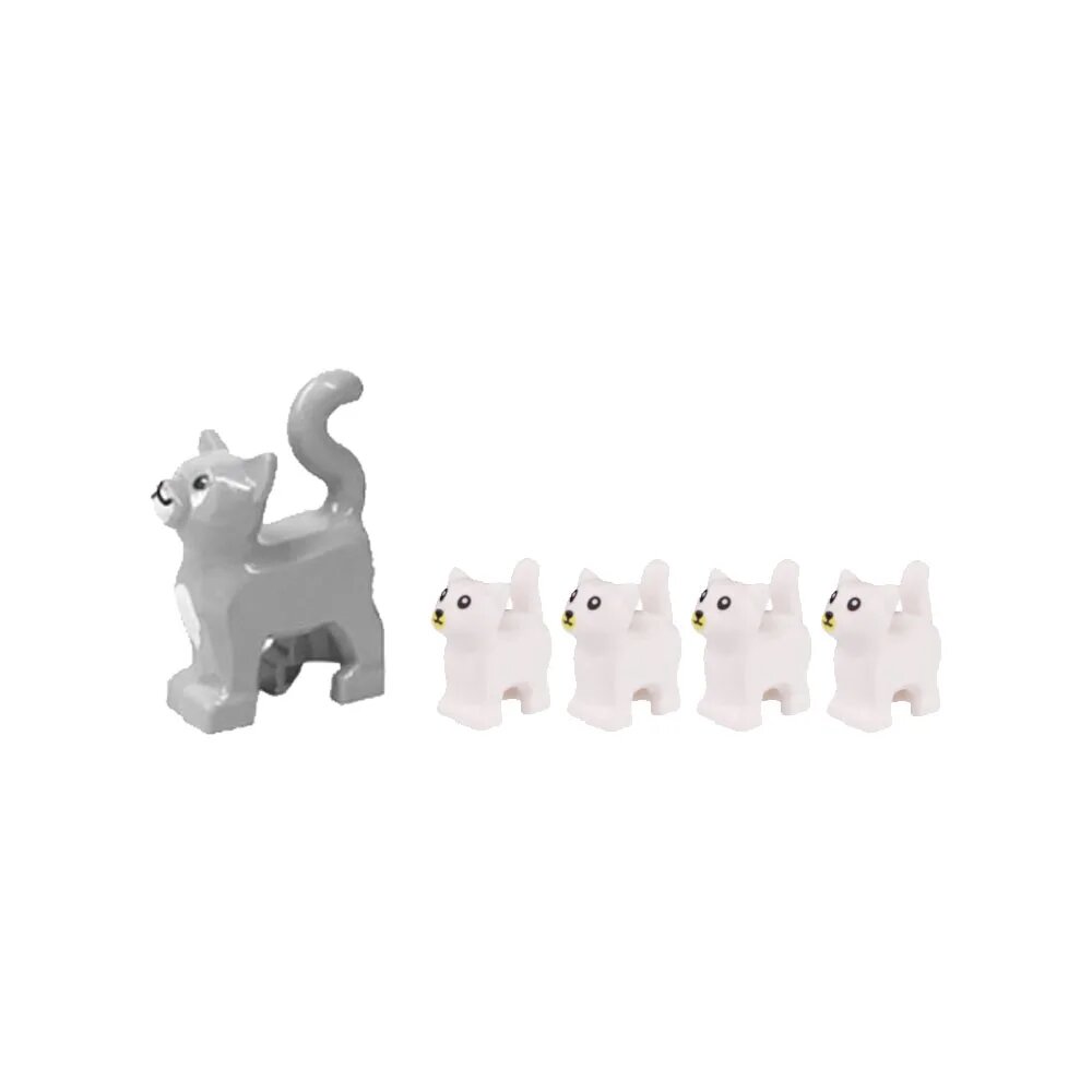 Конструктор BRICKPANDA Городские животные Белый, B8-46-12 B8-45-1-4P