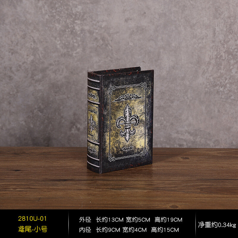 Имитация книги, модель книги для декора в кабинете, офисе, книжной полке, винтажная декоративная книга, реквизит для фотографии, ремесленная демонстрация