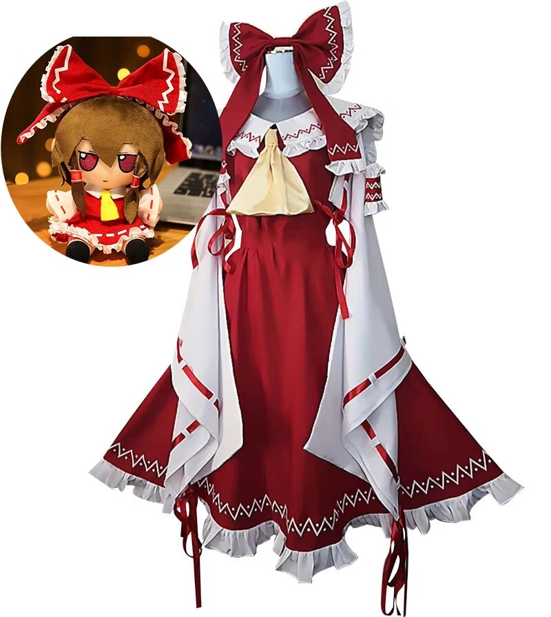 Touhou Project Косплей Униформа Reimu Hakurei М, clothes wawa, Girl Choose