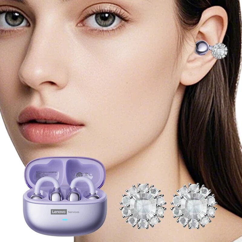 Lenovo LE302 наушники Bluetooth Purple Diamonds