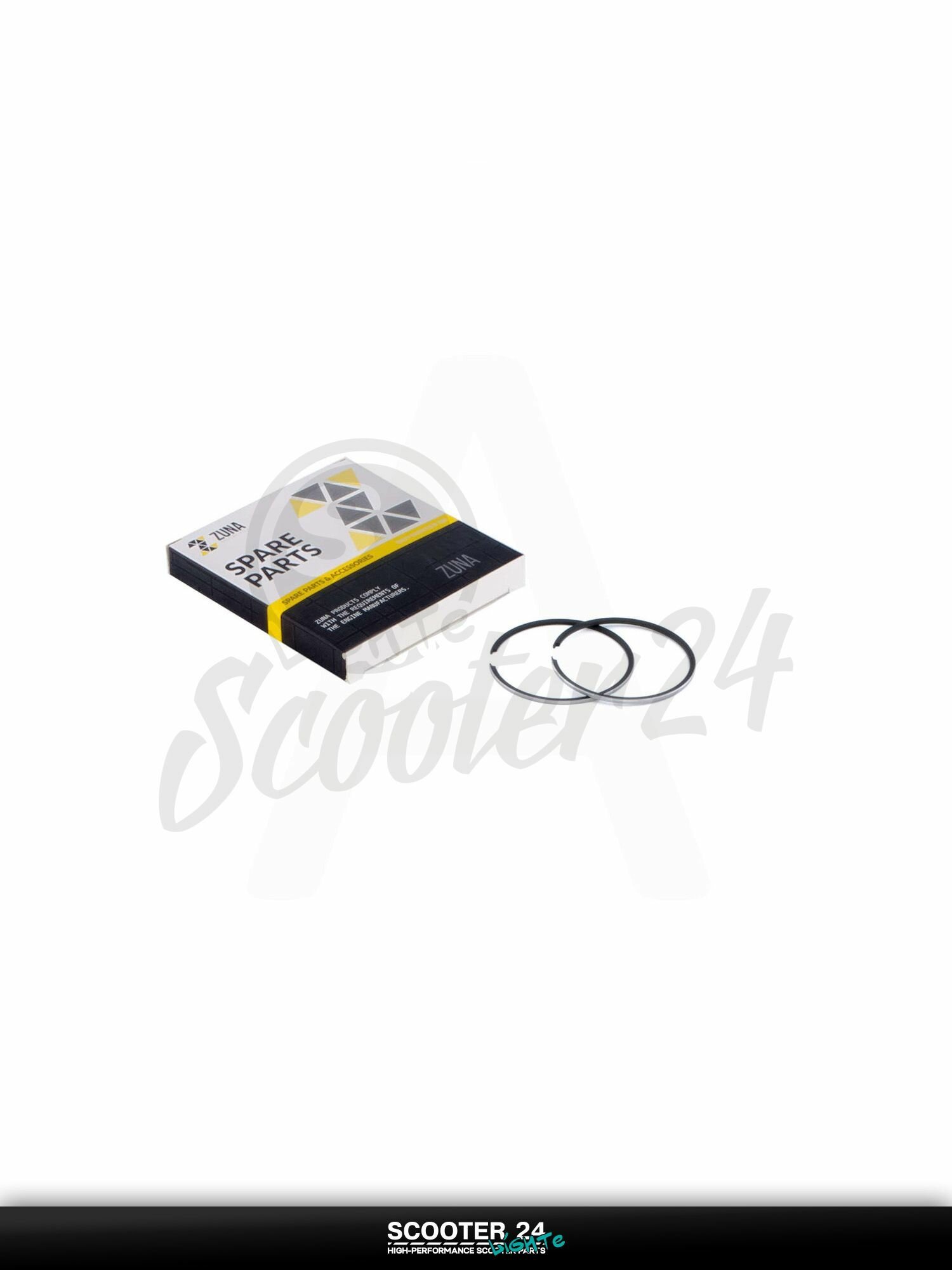 Кольца комплект на мотоцикл, мопед и скутер Honda DIO / Хонда Дио, Такт, Джорно ZX 50 . STD ( 40,00) "ZUNA"