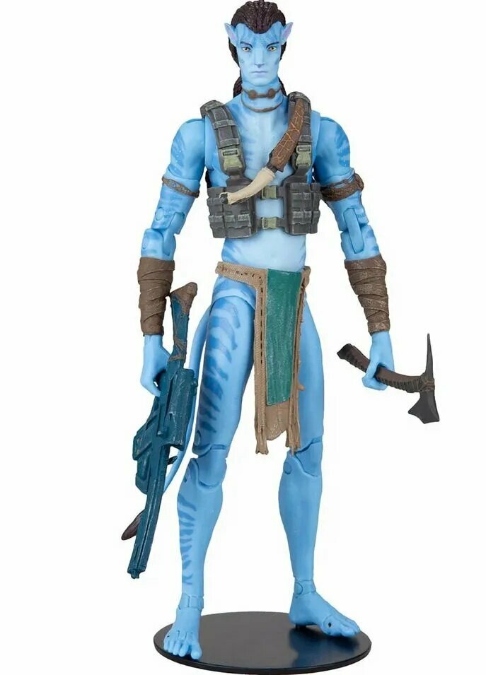 Фигурка Аватар Джейк Салли битва за рифф / Avatar Jake Sully reef battle подвижная (18см)