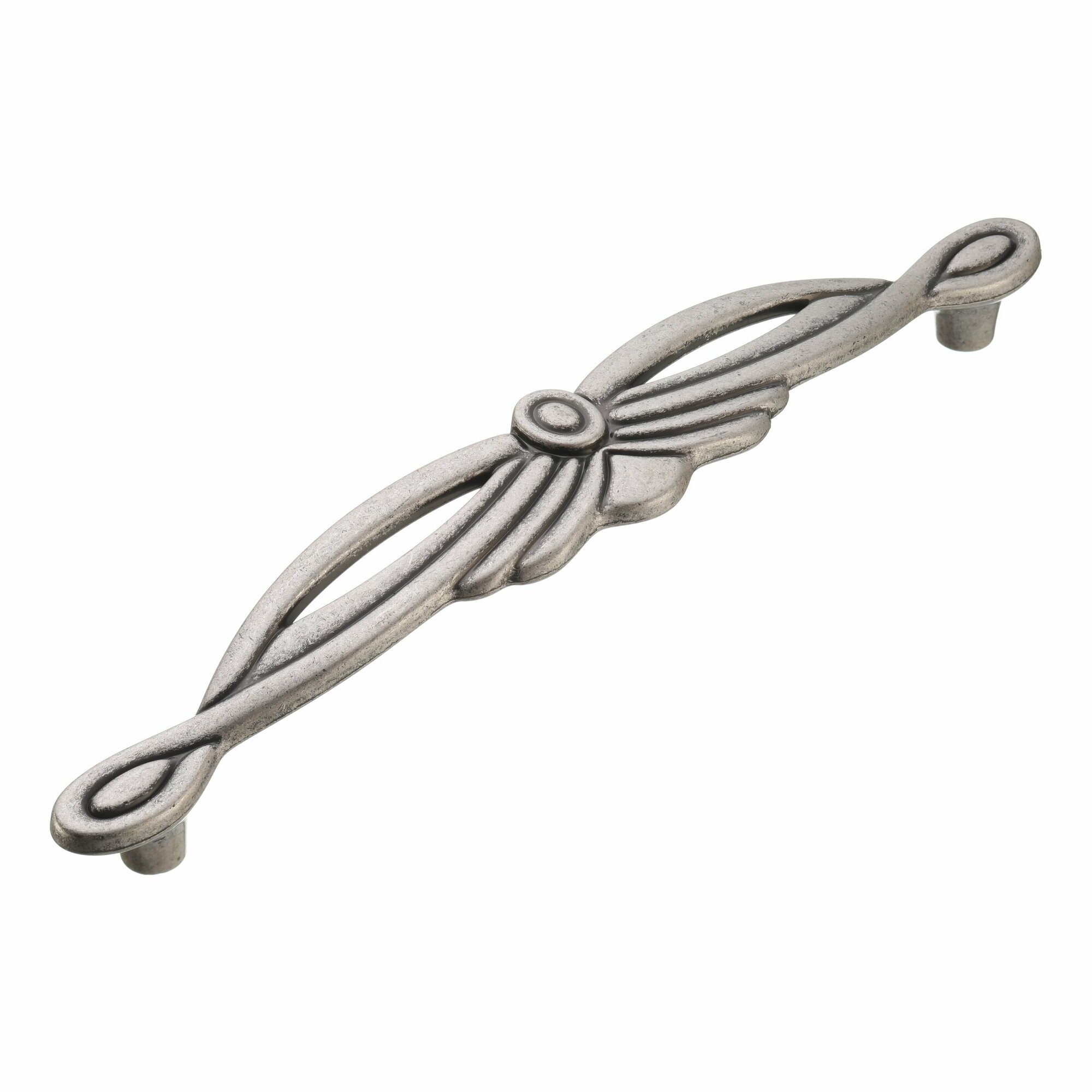 Ручка мебельная скоба GIUSTI LINEA DECOR WMN748.160.00E8 блестящее винтажное серебро