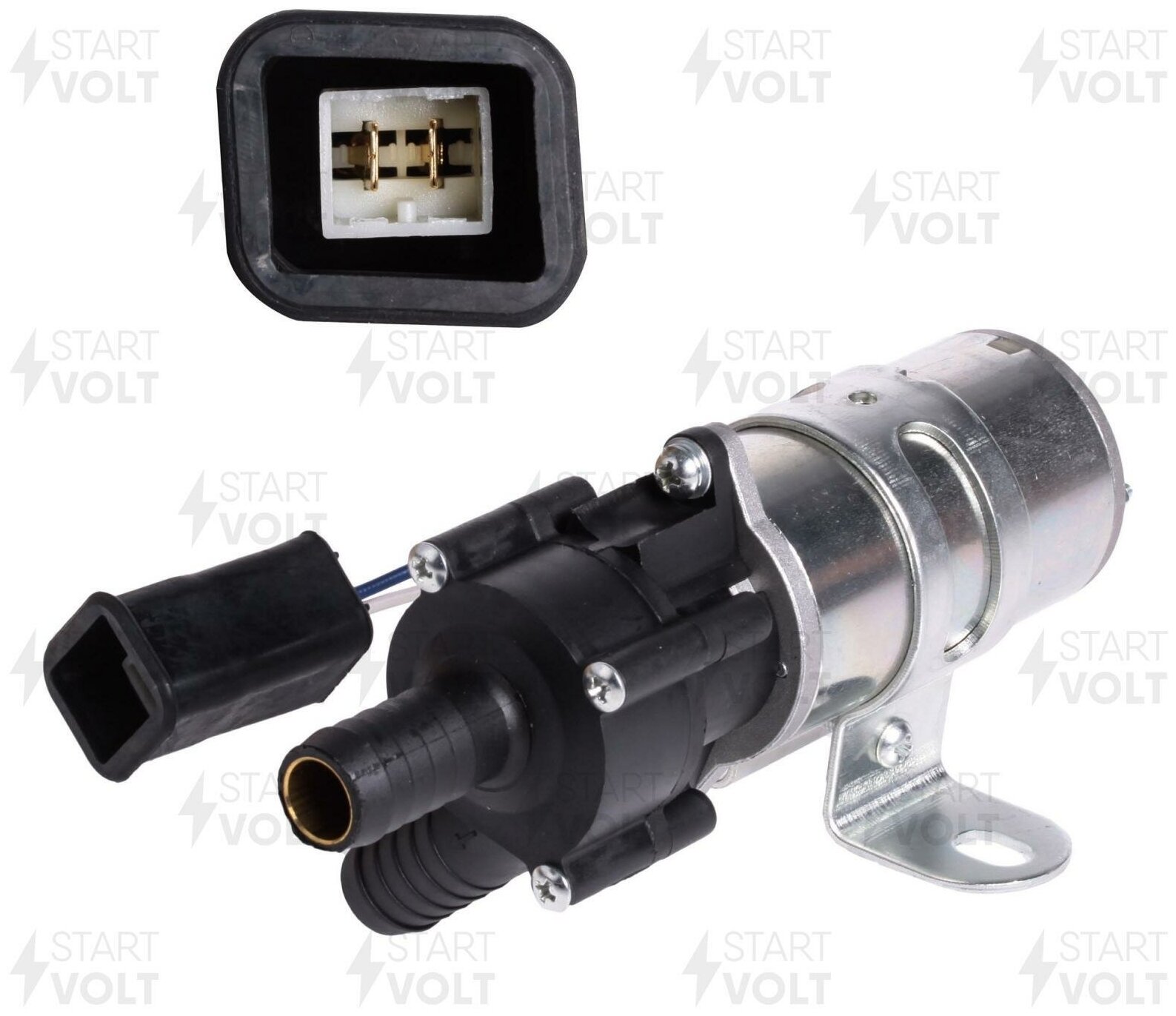 Насос отопителя дополнительный электрический (16мм, 12В) для автомобилей ГАЗ/УАЗ (для ПЖД-14ТС) (VPM 0319) STARTVOLT