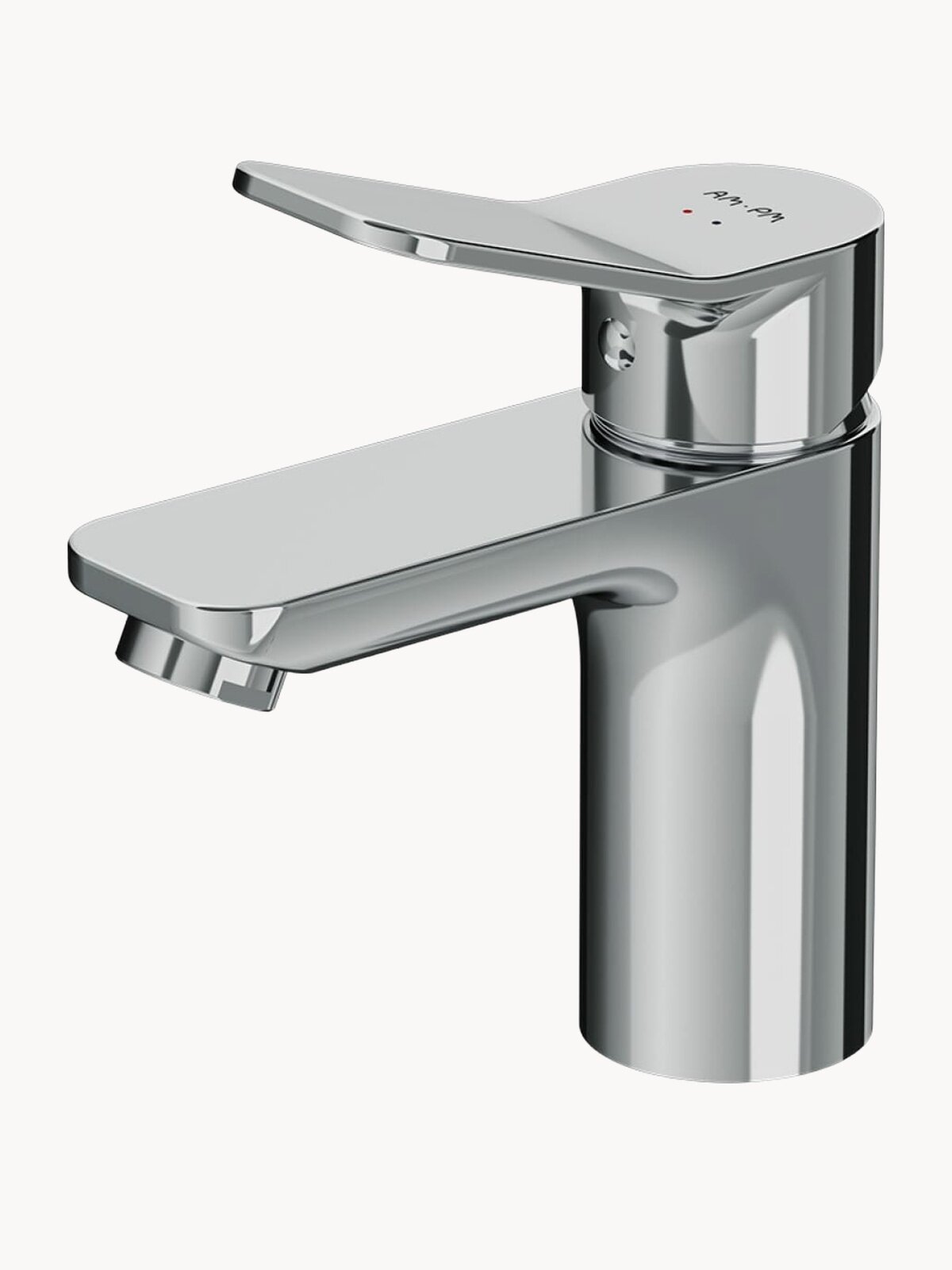 Смеситель для умывальника AM.PM X-Joy, излив 100 мм, хром F85A02100, по-настоящему