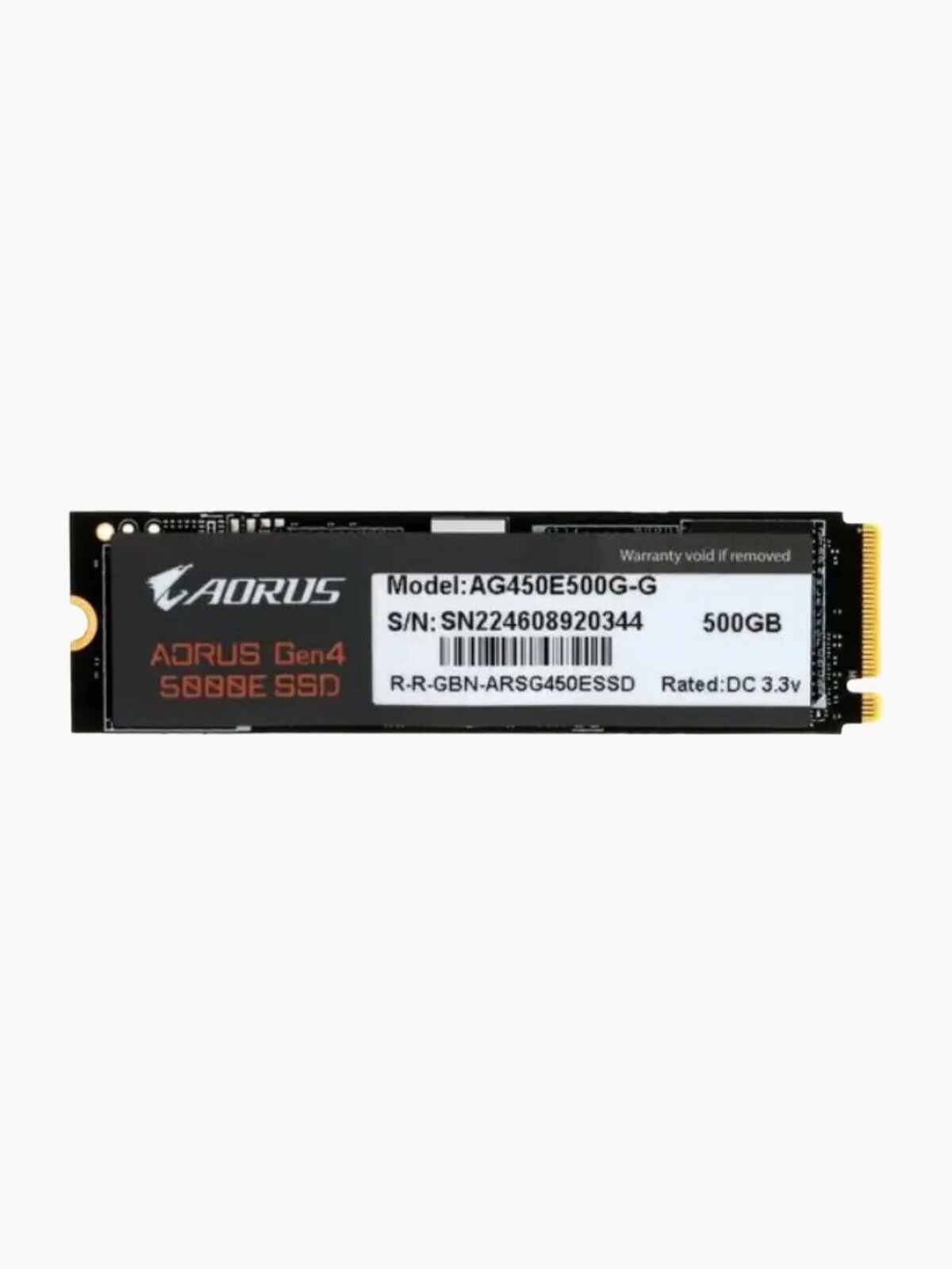 500 ГБ M.2 NVMe накопитель AG450E500G-G - PCIe 4.0