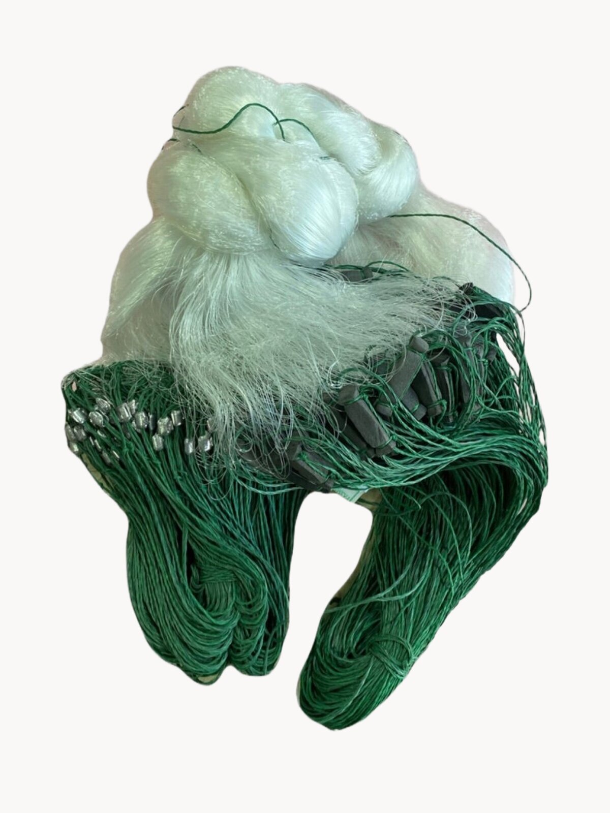 Набор рыболовный "Китайка", трёхстенка, белая, прочная, 50 м x 1,5 м ячея 80мм