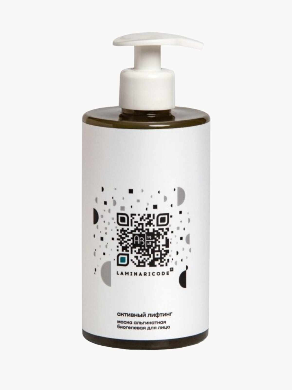 Антивозрастная биогелевая альгинатная маска для лица Активный лифтинг, 450 мл. LAMINARICODE