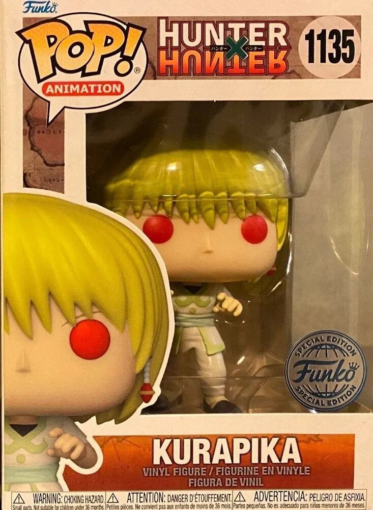 Фигурка Funko POP! HUNTER X HUNTER 1135 KURAPIKA "Охотник на полную ставку" Кулапика