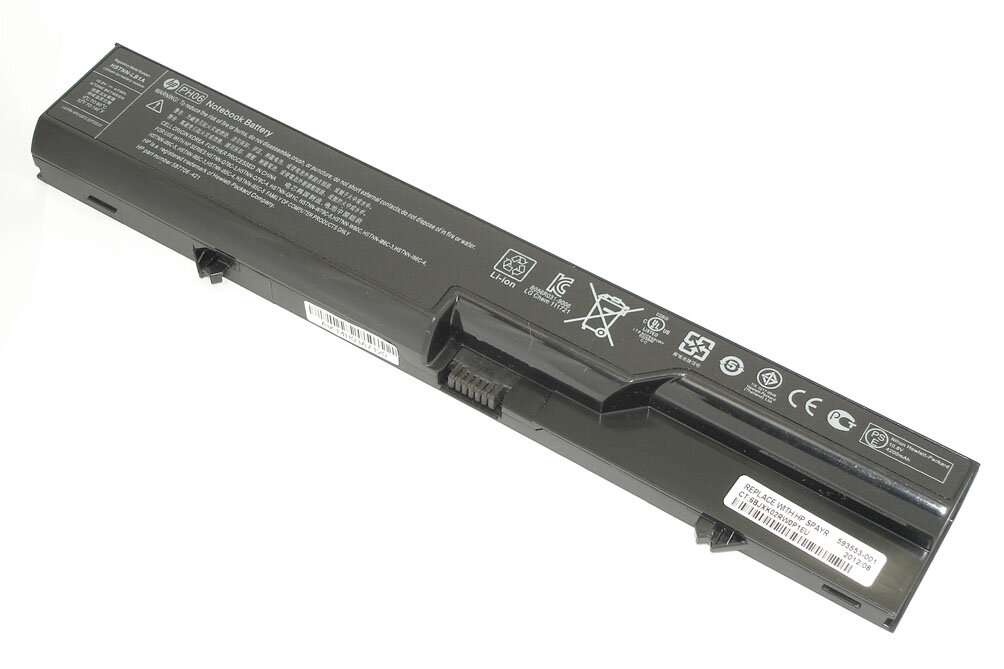Аккумулятор для ноутбука HP Compaq 4320s 4420s, 4520s, 4720, 320, 420, 620, 625 (HSTNN-DB1A) 10.8V 4200mAh 48Wh, черная, ORG