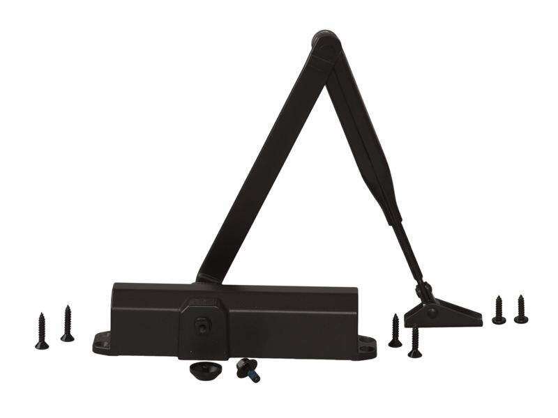 Доводчик dormakaba TS-Compakt Size2/3/4 с тягой, темно-коричневый