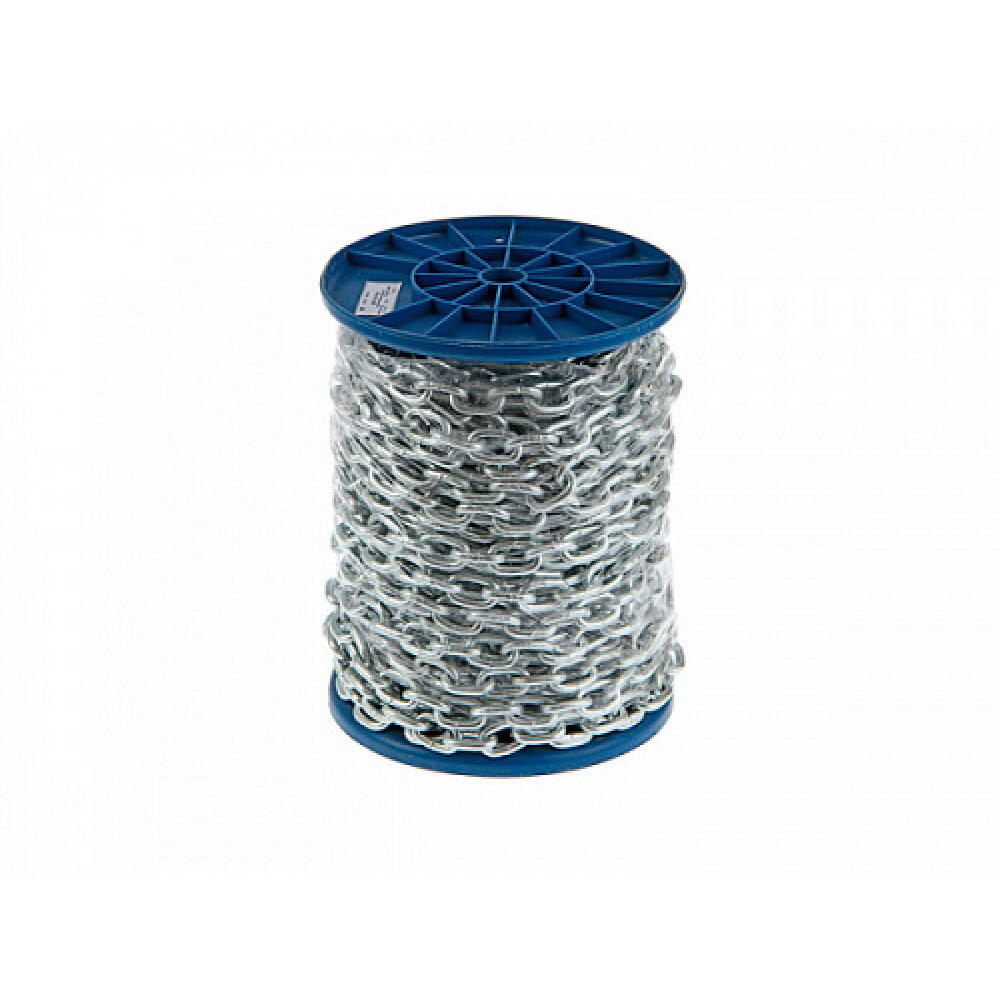 Сварная цепь креп-комп короткозвенная DIN 766 м1,5 50м цк1,5