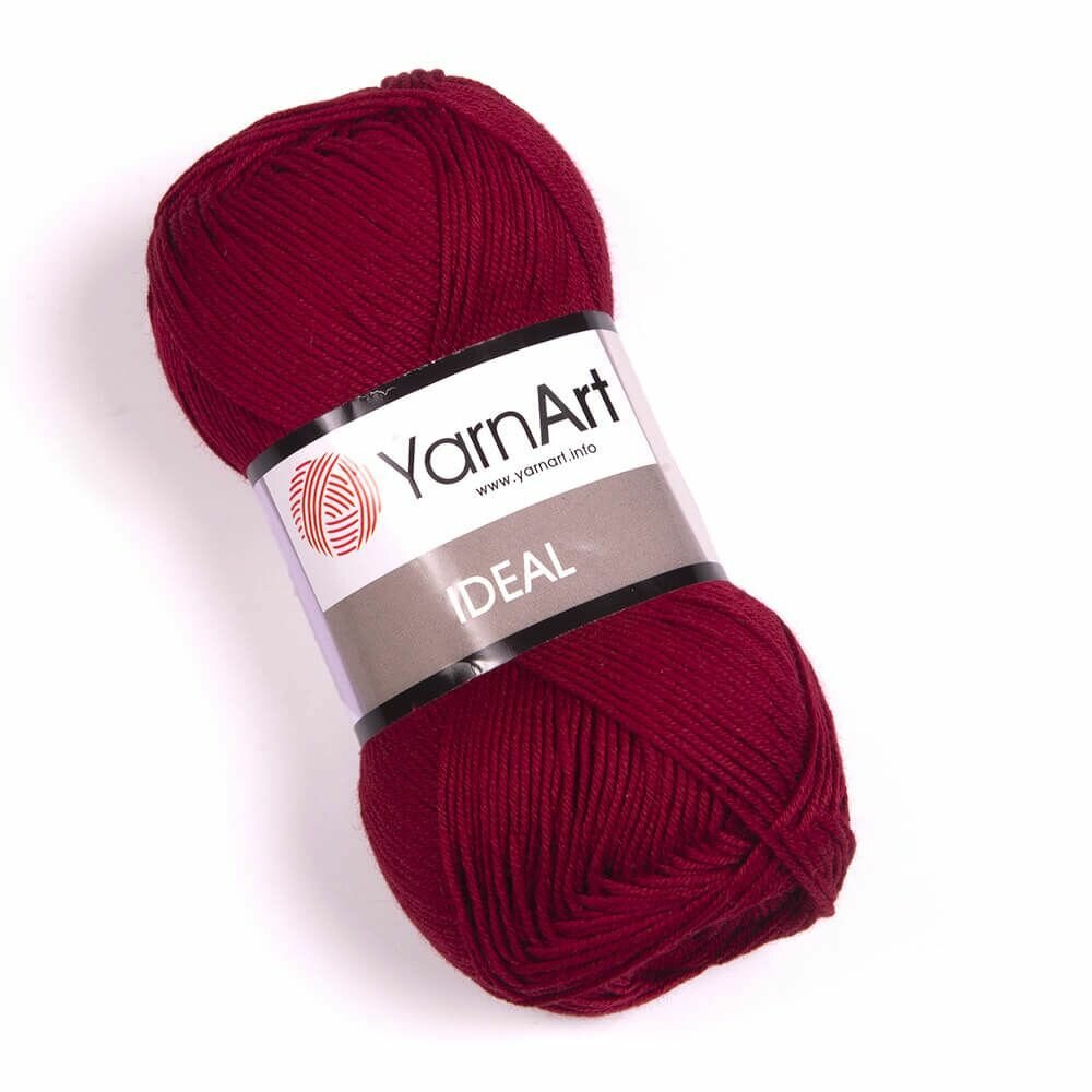 Пряжа Ideal (YarnArt), вишня - 238, 100% хлопок, 5 мотков, 50 г, 170 м.
