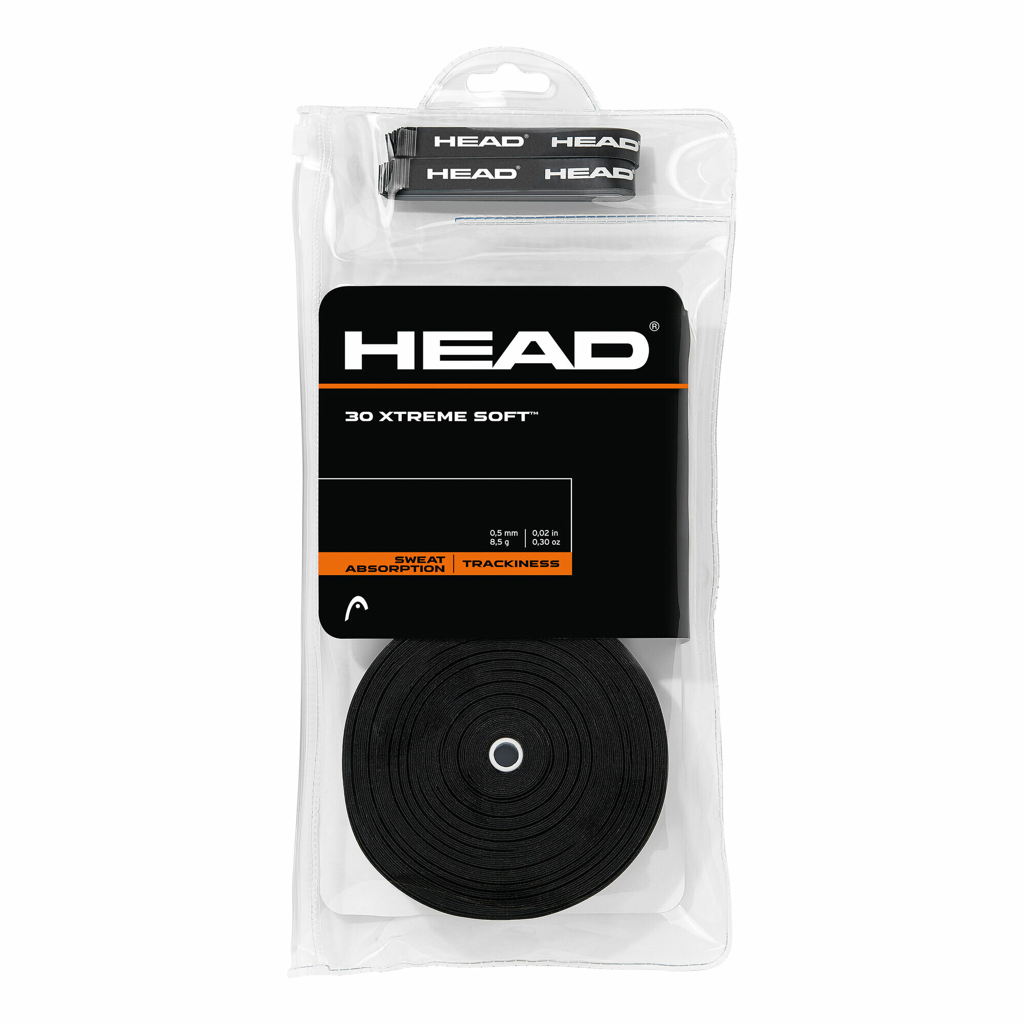 Обмотки HEAD Xtreme Soft 30шт Черный 285415-BK