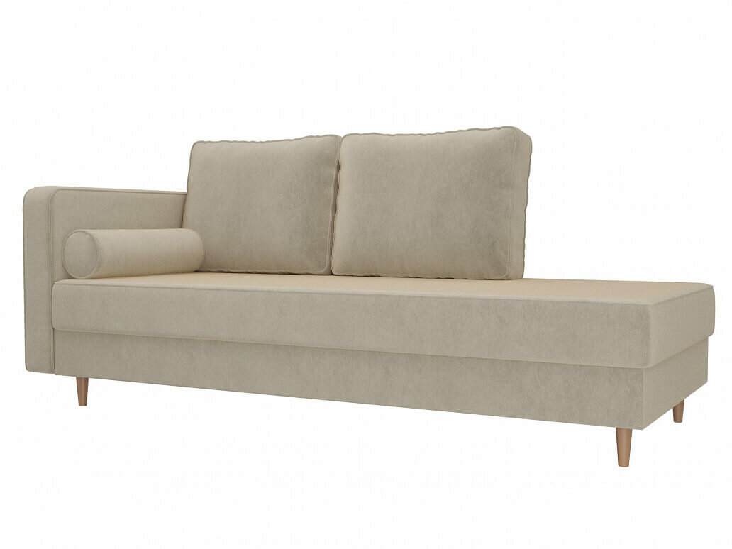 Artum Кушетка Прайм Микровельвет Бежевый Левое