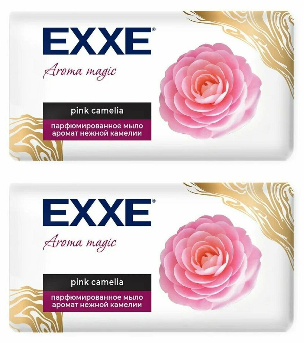 EXXE Туалетное мыло Нежная камелия, парфюмированное, 140 г, 2 шт