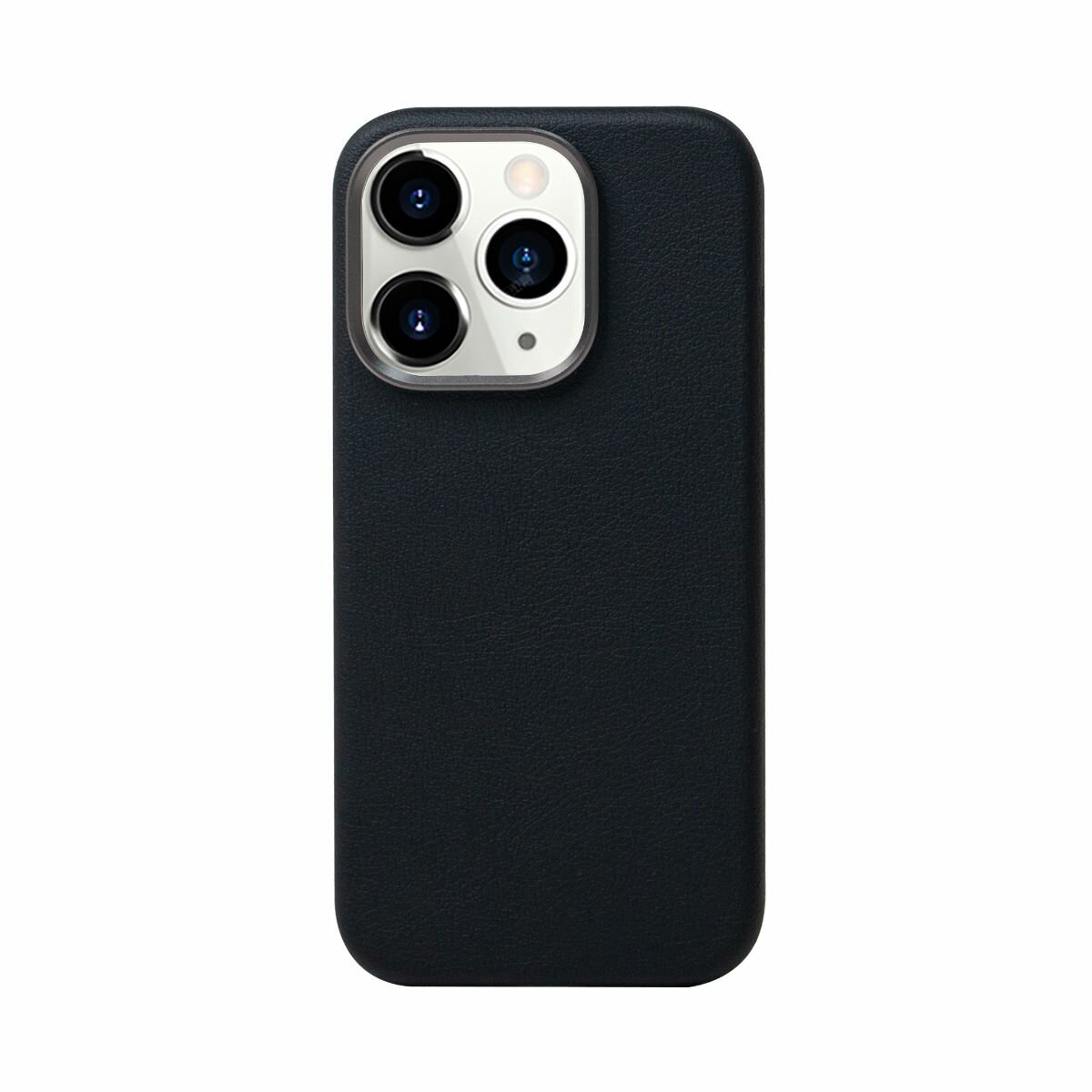 Чехол кожаный для iPhone 15 Pro (6.1") Bucksuiti Simplicity Leather черный