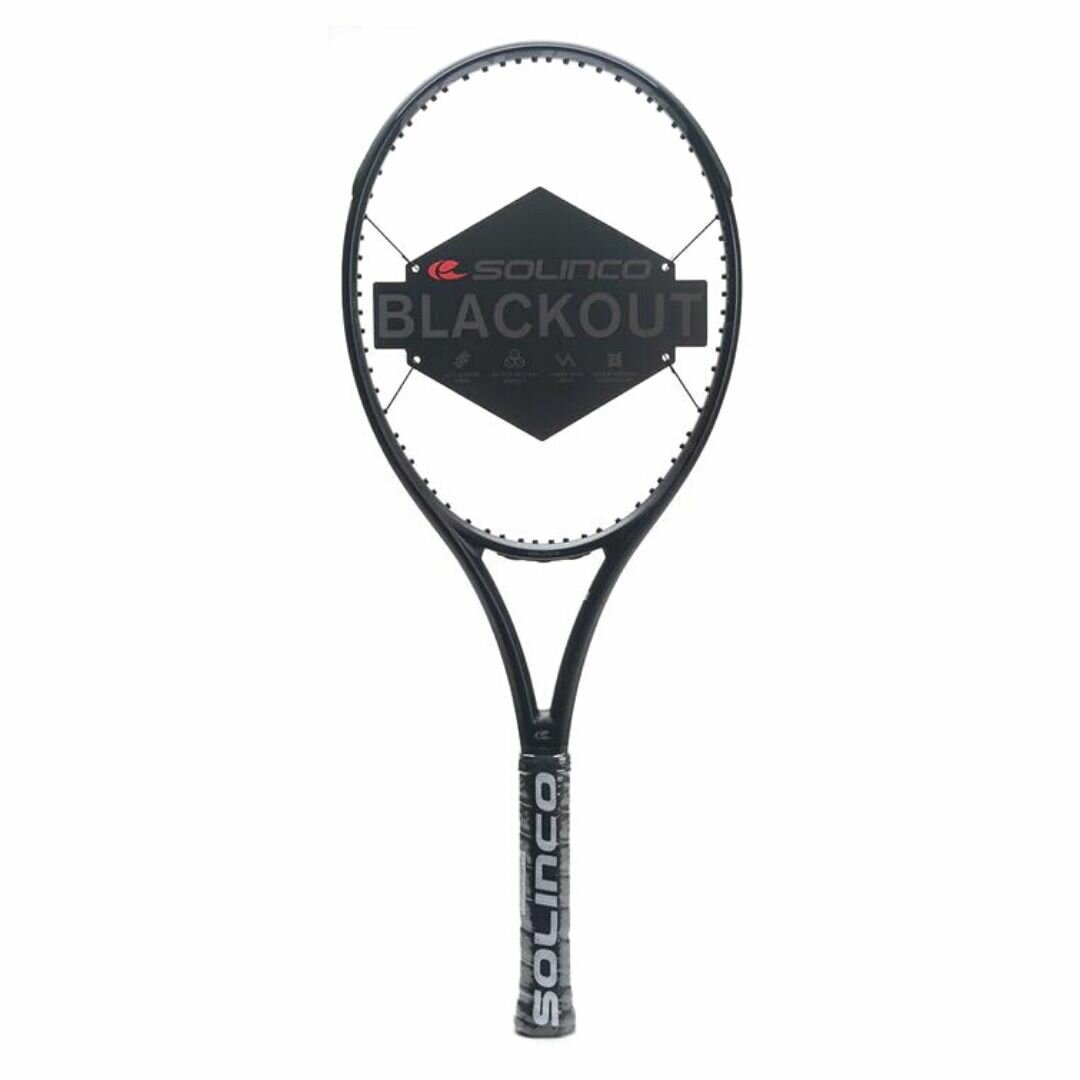 Ракетка теннисная SOLINCO Blackout 285, черный, 3 ручка