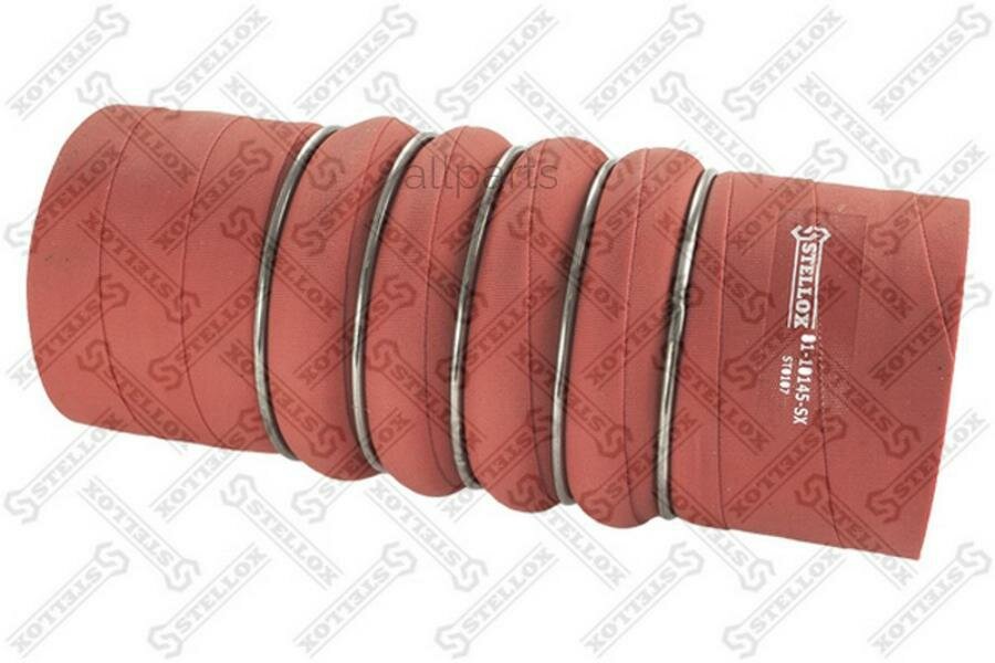 STELLOX 8110145SX патрубок интеркулера! силикон, красный D=65мм, L=180 5колец \MAN D0826