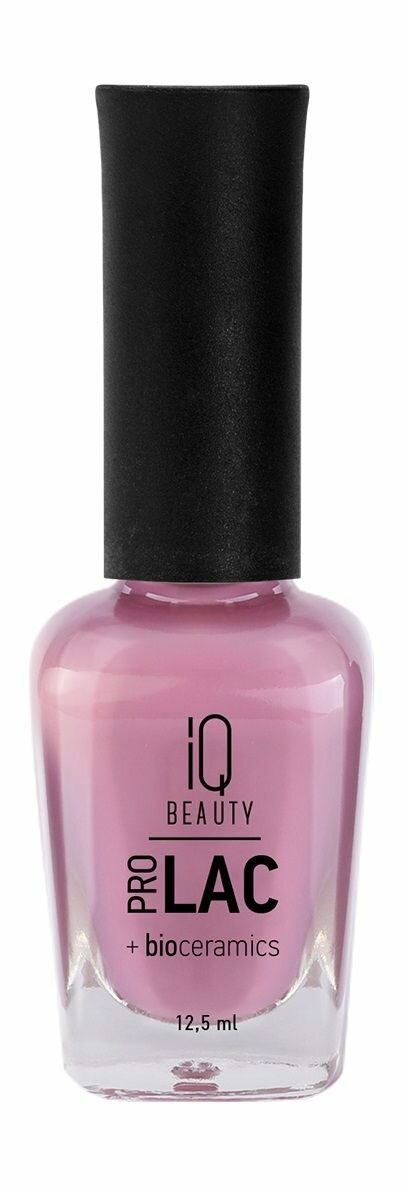 IQ BEAUTY Лак для ногтей укрепляющий с биокерамикой Nail polish PROLAC+bioceramics, 12,5 мл, 018