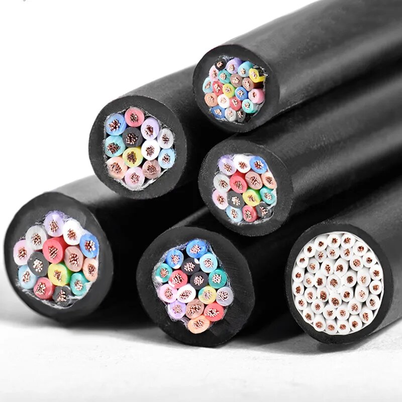 SAKESI кабель RVV 15 м 16-40 жил медный 16 cores, 18 AWG 15 meters
