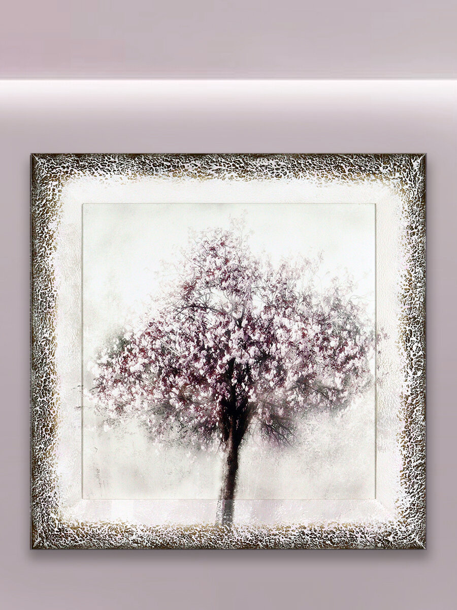 Картина на стену для интерьера Декарт настенный декор панно в раме багете в гостиную ванную детскую для офиса лофт пейзаж абстракция