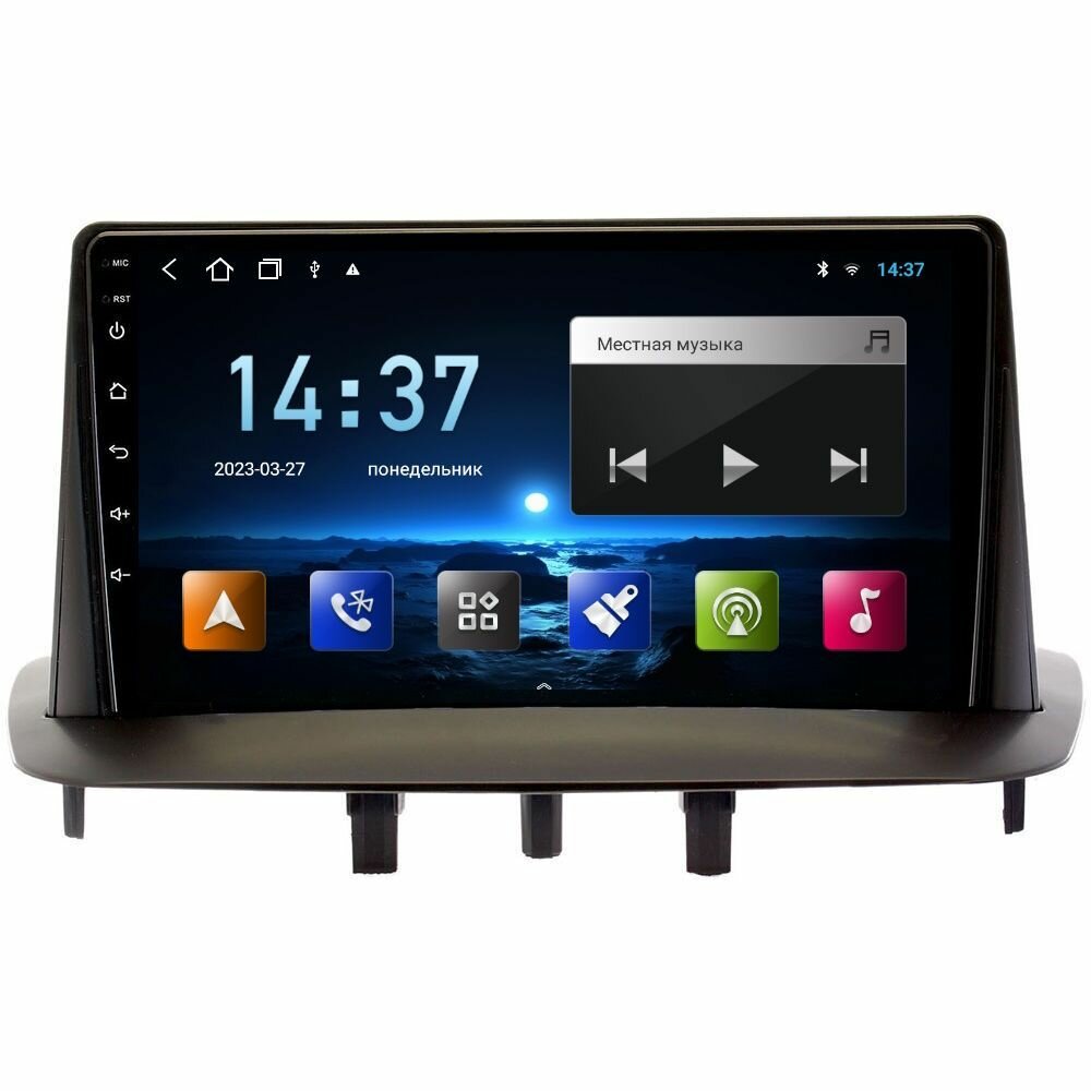 Магнитола Epic 9270 Renault Megane 3, Fluence I 2009-2016 - Android 12 - IPS экран - DSP