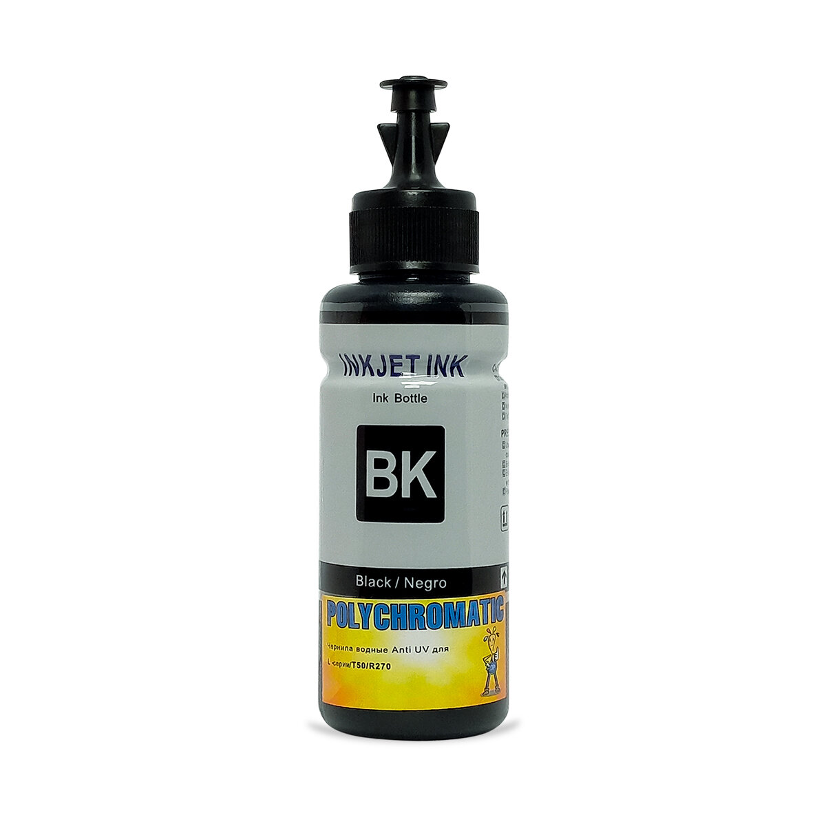 Чернила Polychromatic (JetPrint) (Светостойкие) для Epson, 100 мл (6229) (Black)