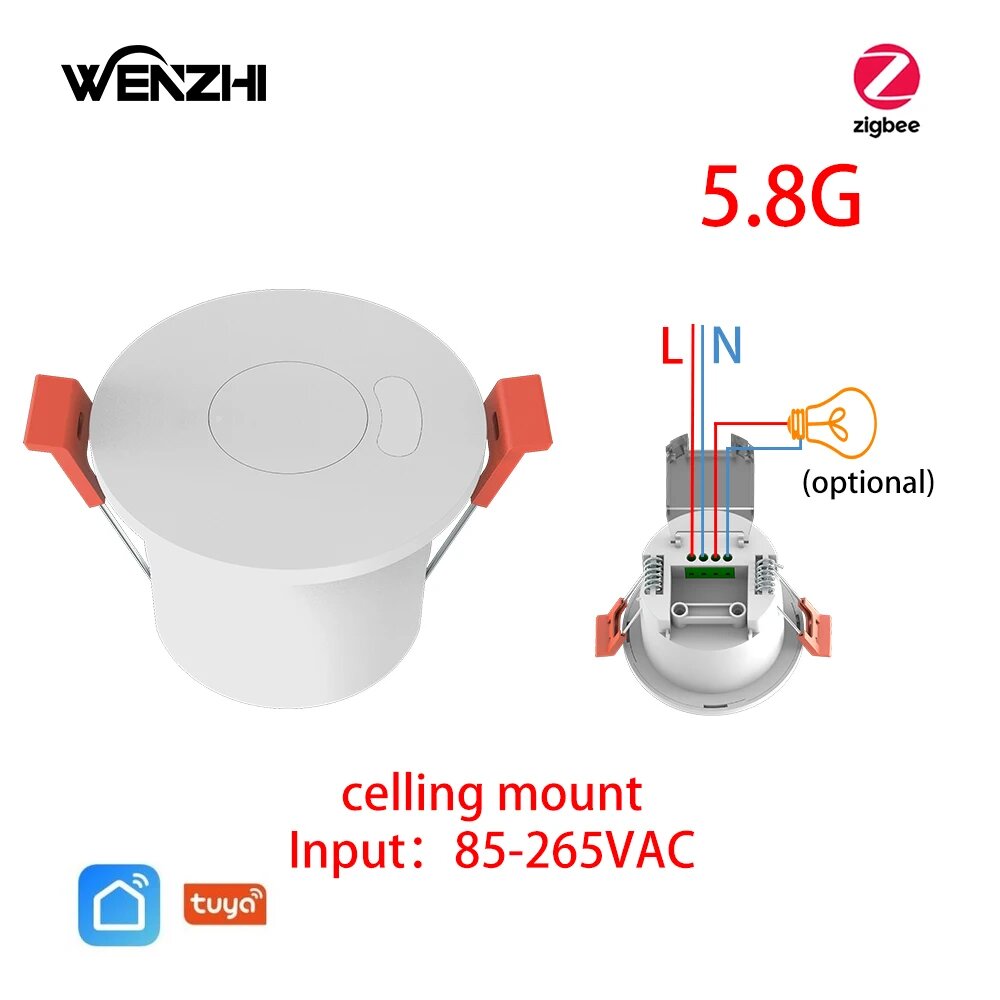 Wenzhi ZigBee 5.8G потолочный светильник