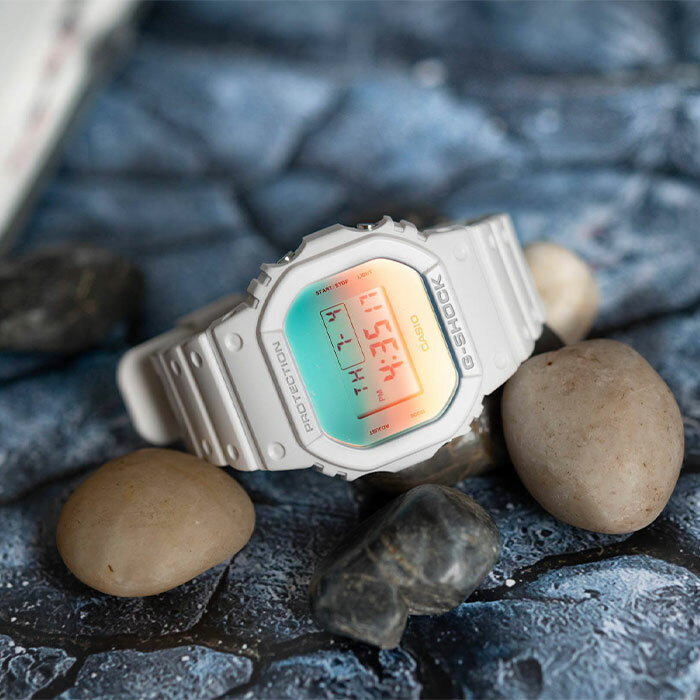 Наручные часы CASIO G-Shock, серый, белый — фото 1