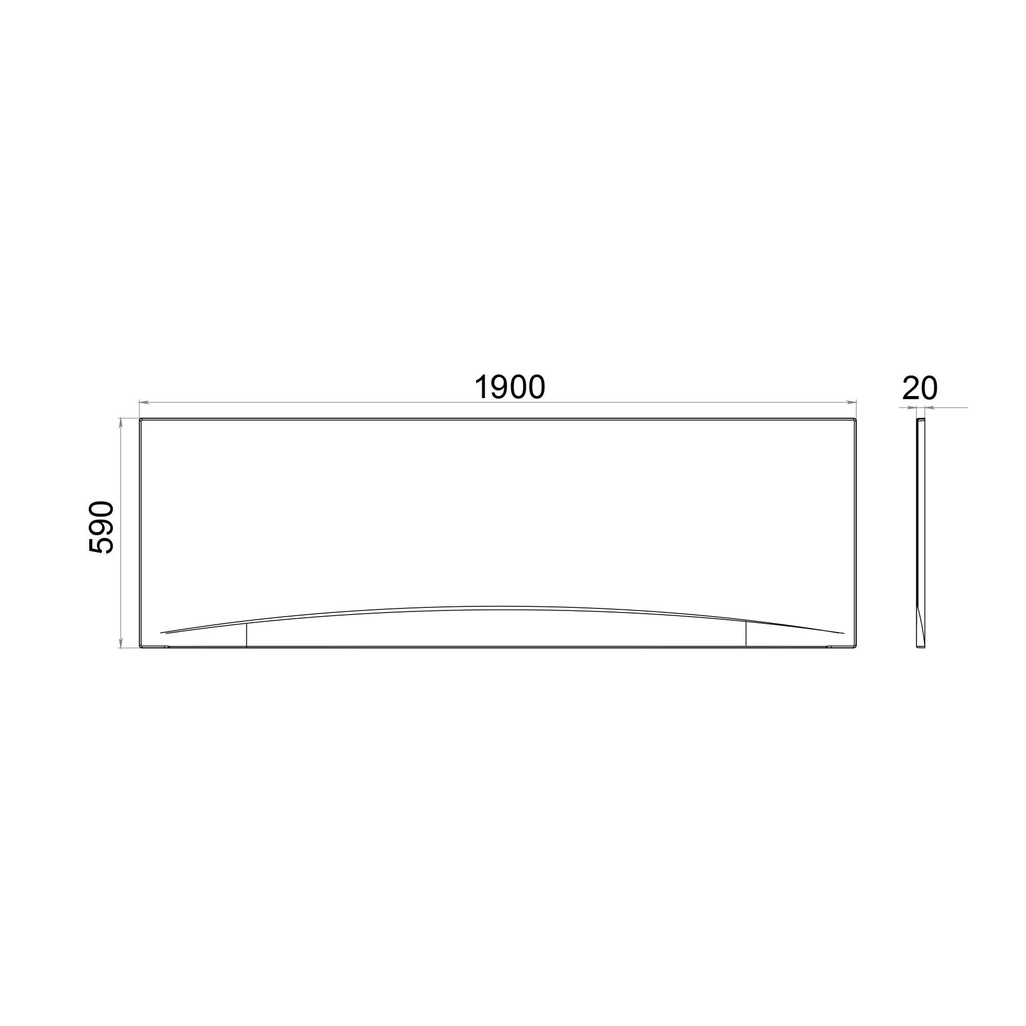 Экран фронтальный Triton Персей 190