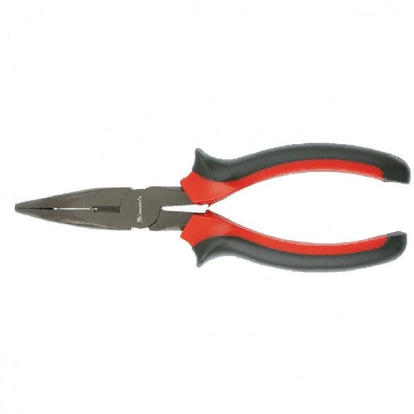 Длинногубцы black Nickel 160 мм изогнутые двухкомпонентные рукоятки MATRIX
