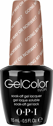 OPI Гель-лак GelColor "Going My Way or Norwy", 15 мл