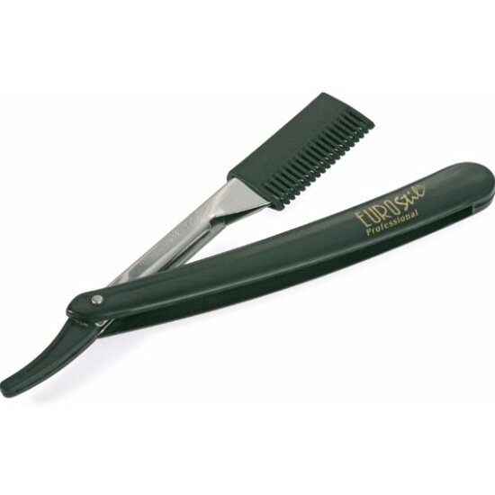 Бритва парикмахерская Eurostil 00730 с филир. насадкой