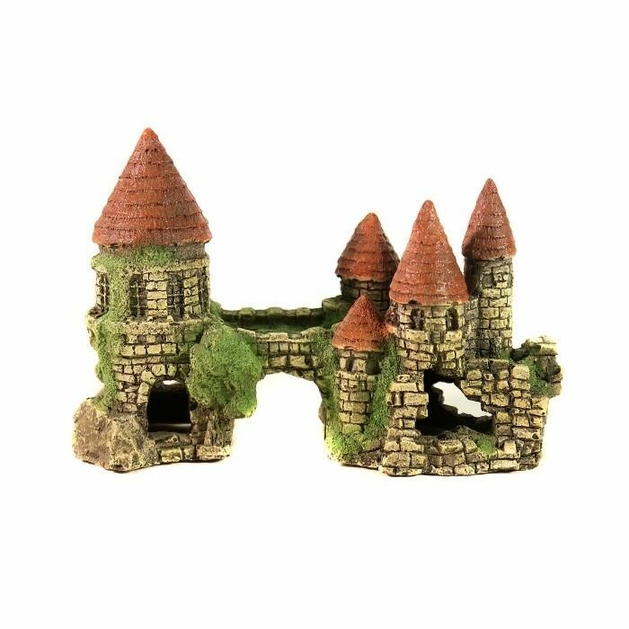 Грот-замок Deksi 101 для аквариума, 22x14x11 см, тематика архитектура