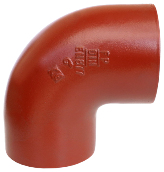 Отвод чугун SML Ду 50х90гр без раструба