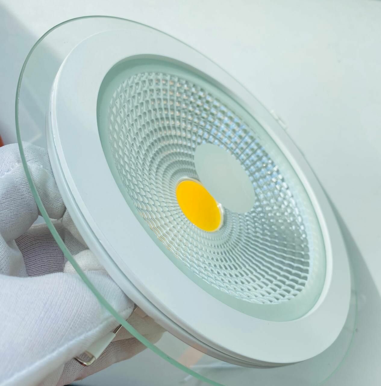 Светильник светодиодный встраиваемый Elvan VLS703, 15Вт, 3000К, IP20, белый, 220 В