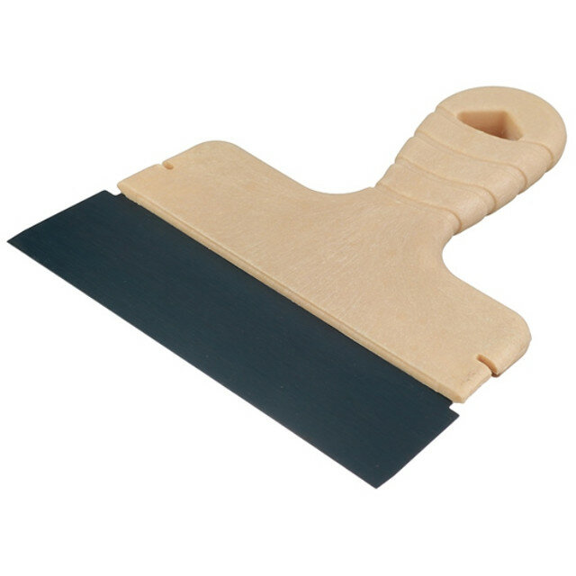 Шпатель фасадный из вороненой стали 200 мм арт.900200 для строительной отделки фасадов