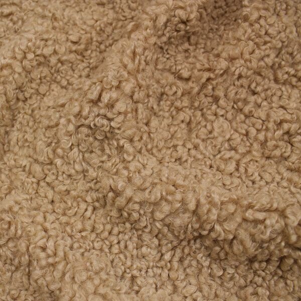 Мех искусственный бежевый, 1,4х5м