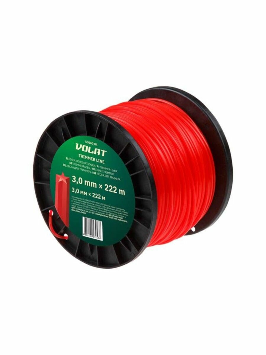 Волат Леска 3 мм, 222 м, звездочка 53040-04