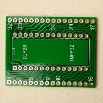 Переходник TQFP32 to DIP28