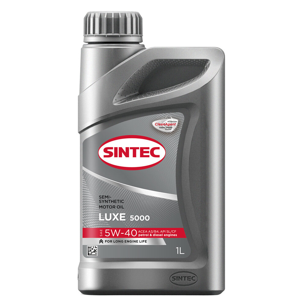 Масло моторное SINTEC LUXE 5000 5W40 полусинтетика 1 л 600236